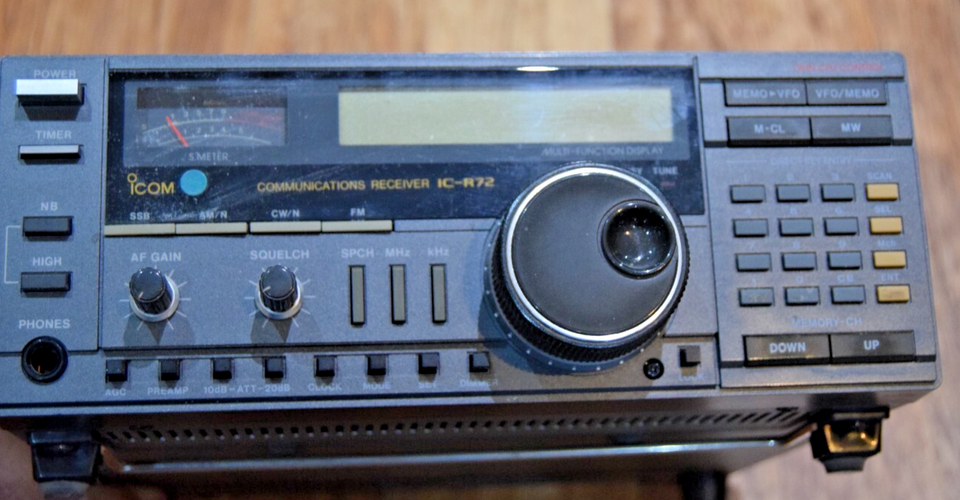 ICOM IC-R72 Communications Receiver Vintage Retro RARE | eBay UK