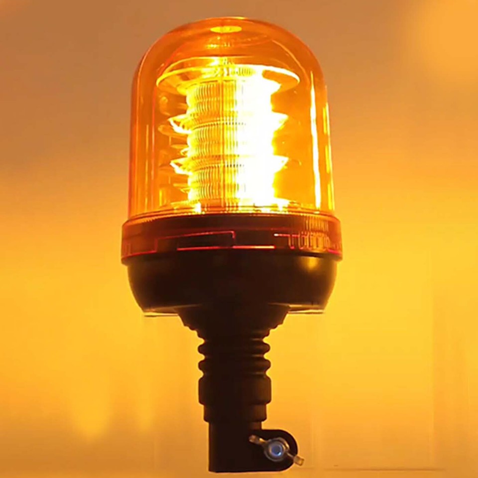 For New Holland John Deere Case IH tractor IP67 AMBER Rotating Beacon ...