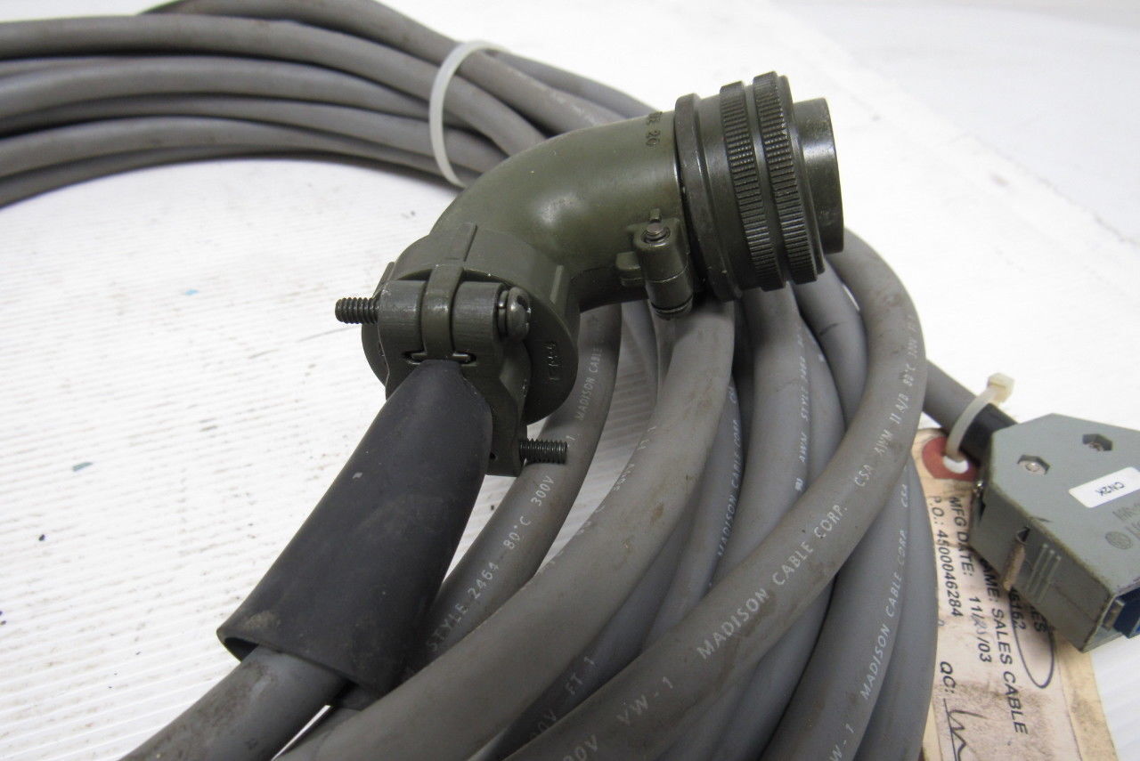 Madison Cable AWM Style 2464 Type Cm 22 AWG W/5 Pin Connectors /gray ...