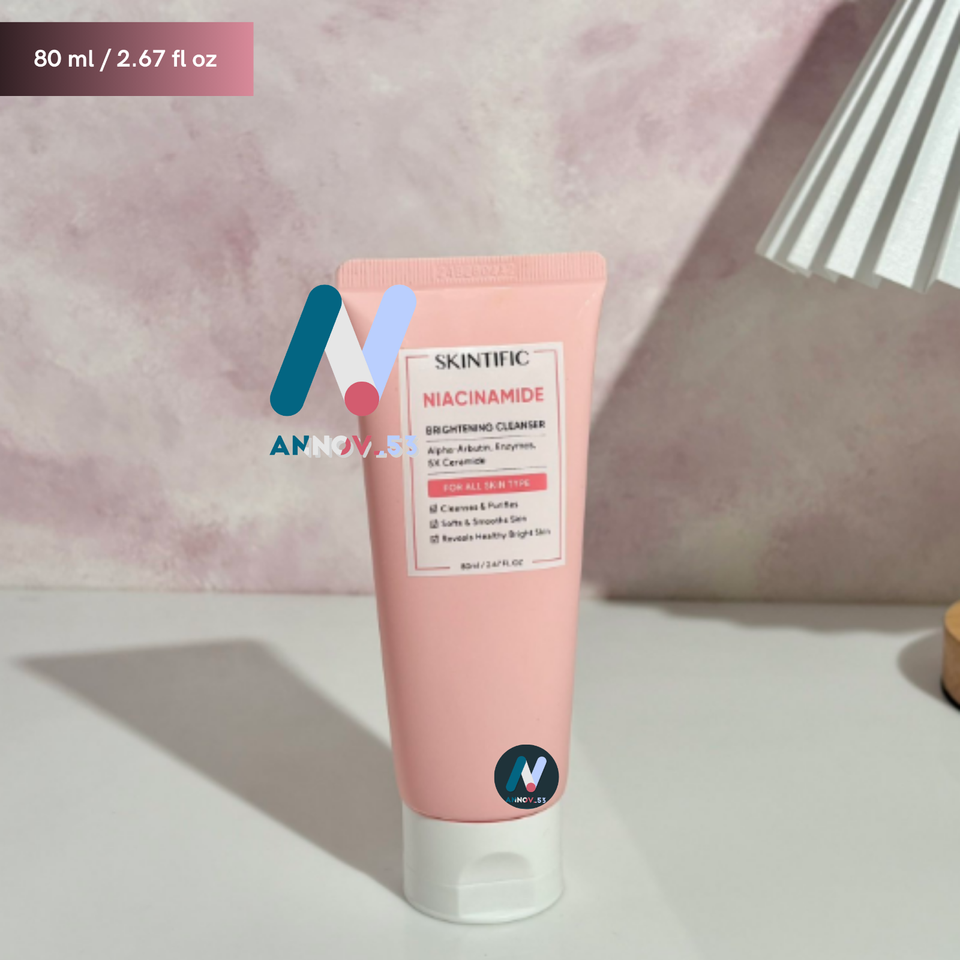 SKINTIFIC Niacinamide Bright Cleanser Facial Wash Antioxidant Radiant ...