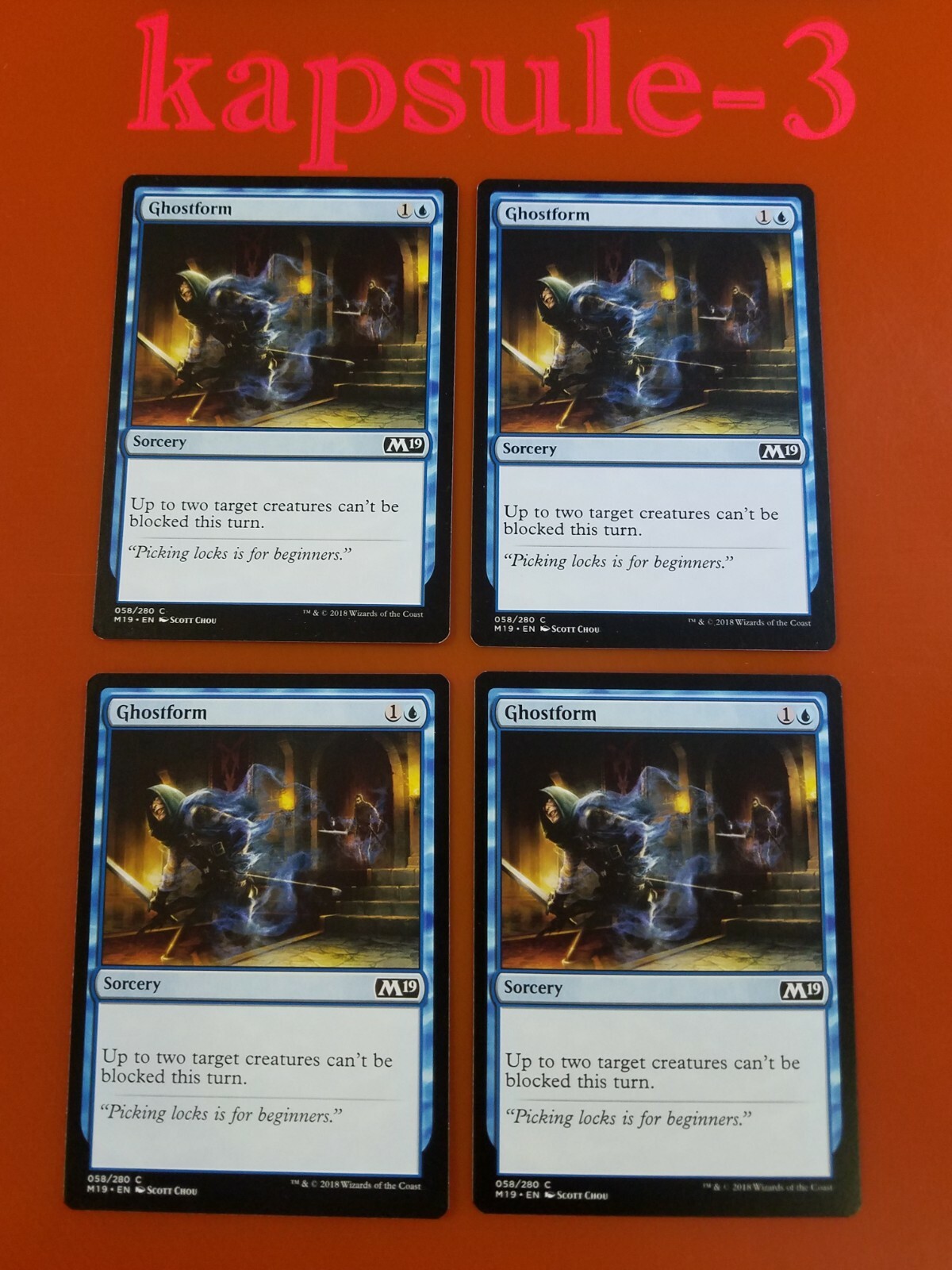 4x Ghostform | M19 Core Set 2019 | MTG Magic Cards | eBay
