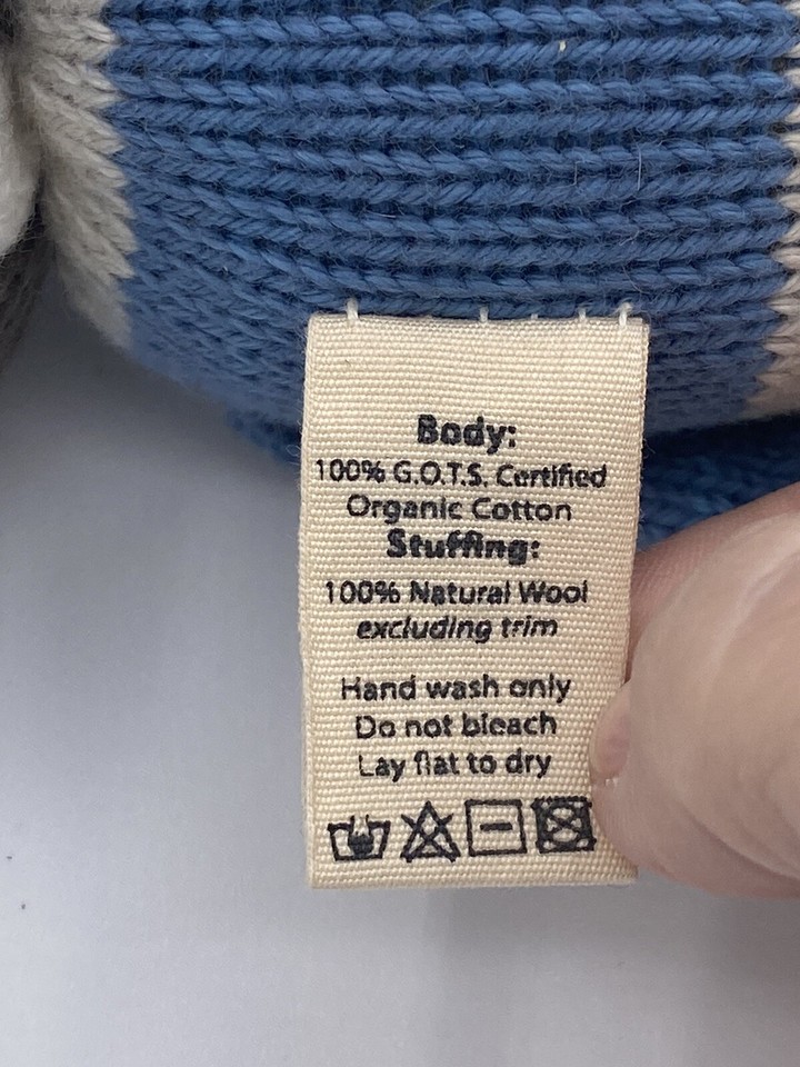 Finn & Emma Knit Rattle Simon The Skunk Soft And Cute Crochet | eBay