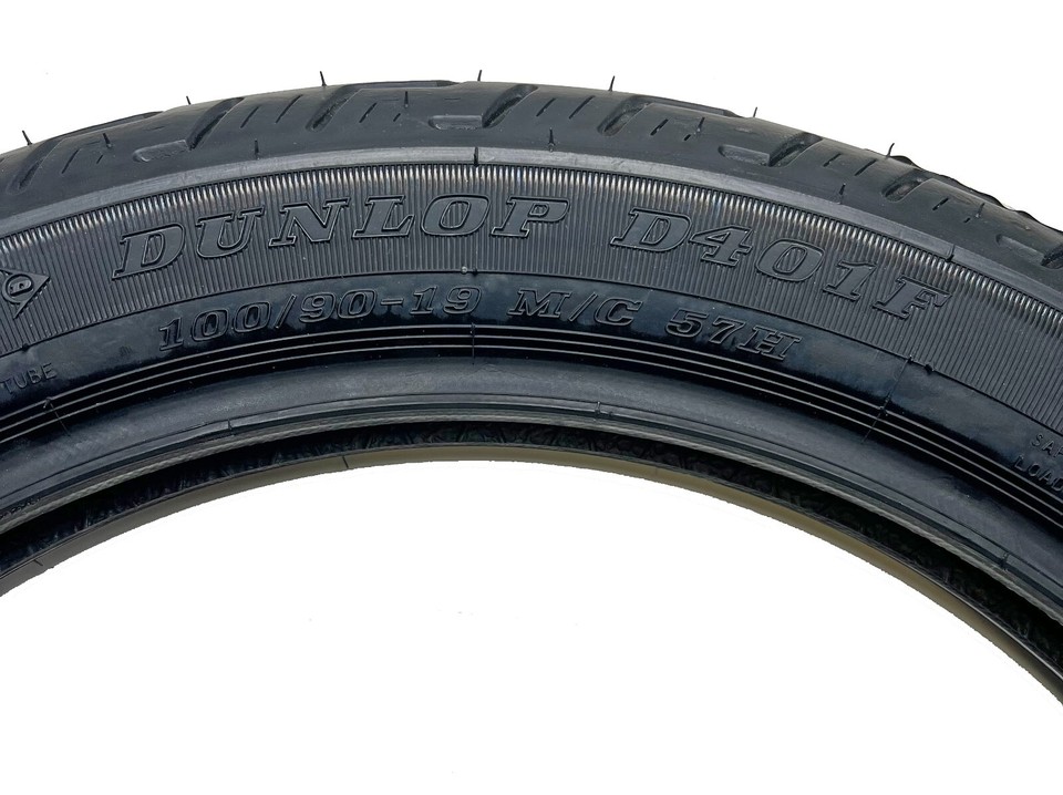 Dunlop D401 100/90-19 Tire Front Motorcycle 100 90 19 Harley Davidson ...
