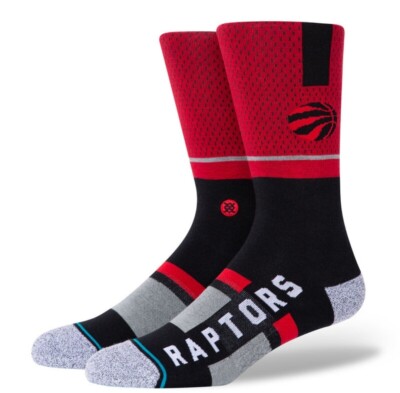 Stance Mens M 6-8.5 NBA Toronto Raptors Shortcut Basketball Crew Socks ...