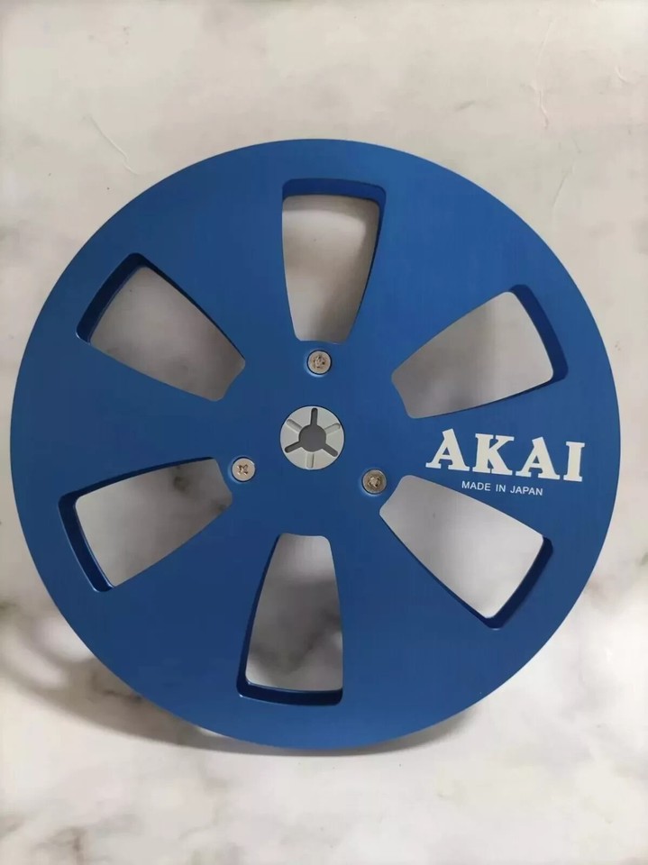 One 7'' Blue AKAI Light Metal Aluminum Reel to Reel Take Up Reel for ...