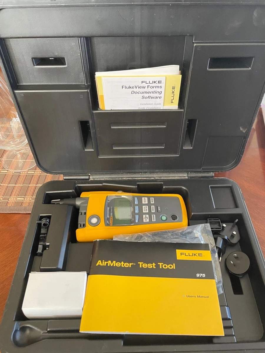 Fluke 975 AirMeter Air Quality Meter W/ Velocity Probe, 56% OFF