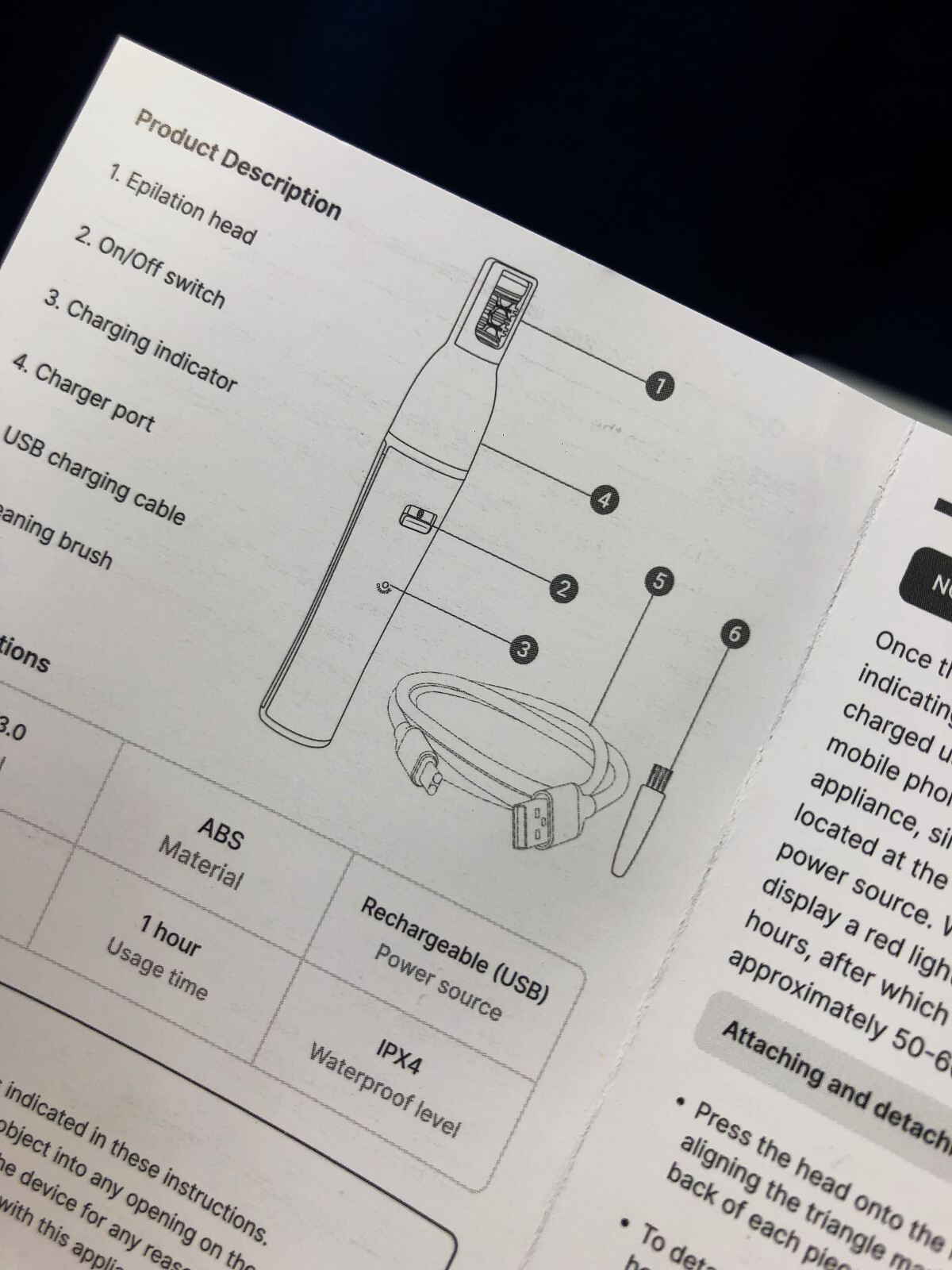 New Deluxe PLUXY Epil Pro 3.0 Facial Epilator Facial Hair Removal etc ...