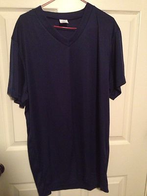 Mens Insta-dry Plus Size 2X Blue Shirt By Haband | eBay