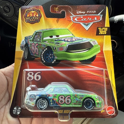 DISNEY PIXAR CARS #86 RACE & RESCUE CHICK HICKS NEW RELEASE | eBay