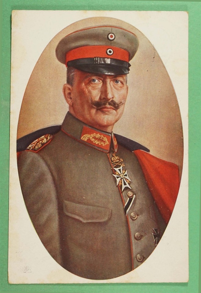 DR WHO 1915 GERMANY WWI FELDPOST KING WILHELM II POSTCARD COBURG FREE ...