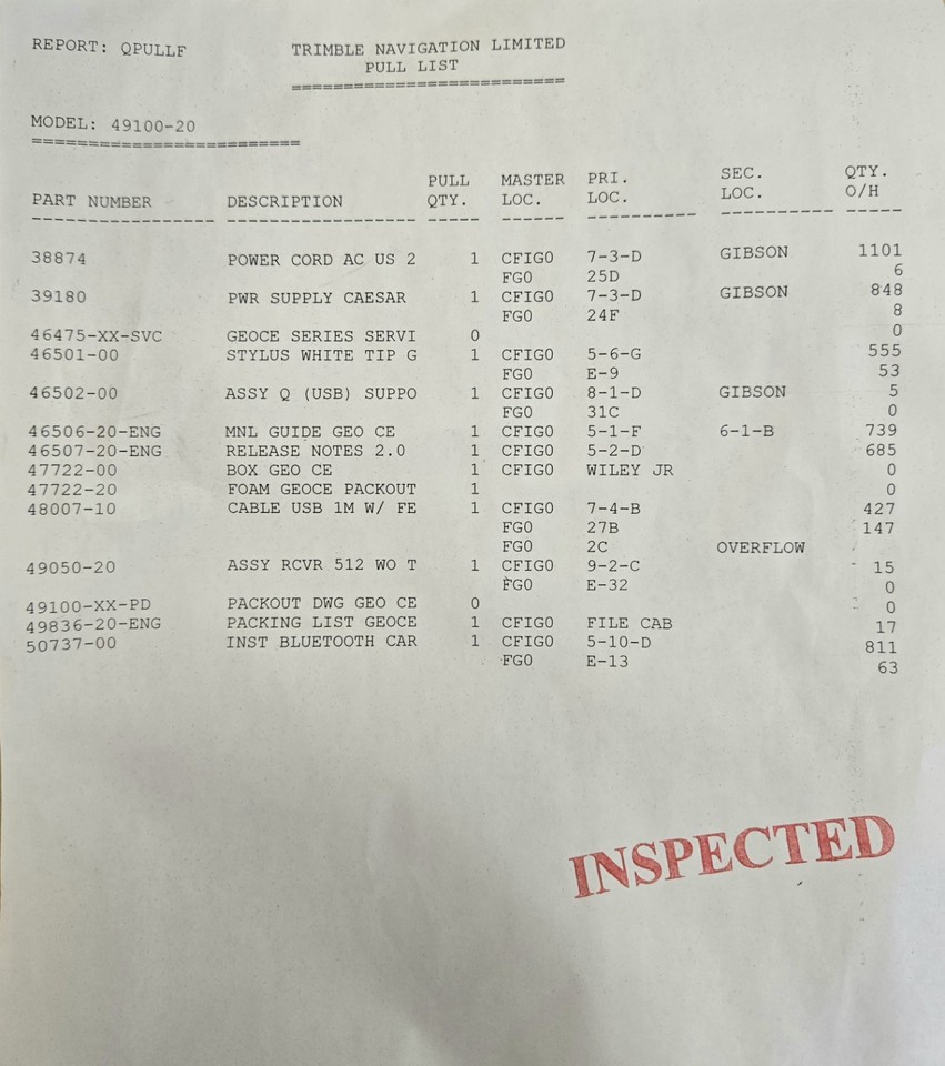 Trimble GeoExplorer CE Series GeoXT GPS Kit 49100-20 | eBay