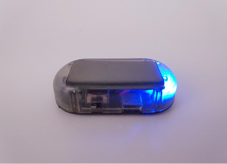 Fake Solar Car Alarm Led Light Security System Warning Theft Flash Fast ...