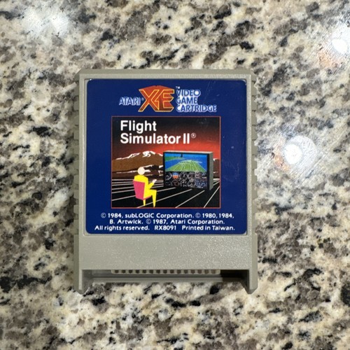 Flight Simulator II (Atari 400/800/XL/XE, 1987) | eBay