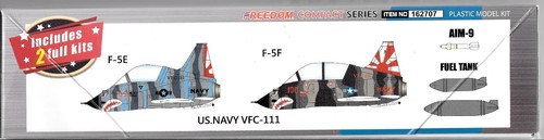 Freedom Compact Series USN F-5E, F-5F VFC-111 (2 Kits) Toon Aircraft ...