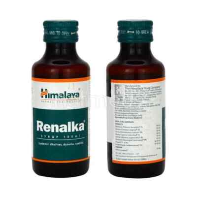 Himalaya Renalka Syrup (100ml X 2) For Cystitis Dysuria, Urinary tract ...