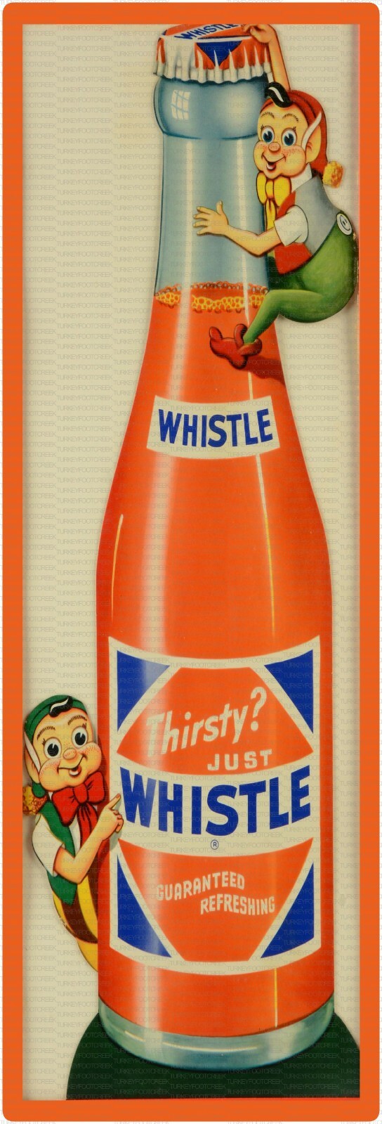 Just Whistle Elf Soda 6" x 18" Metal Sign | eBay