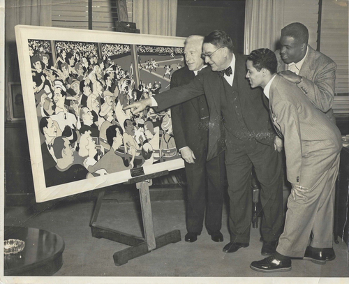 1948 photo Branch Rickey and Jackie Robinson, from the Branch Rickey ...