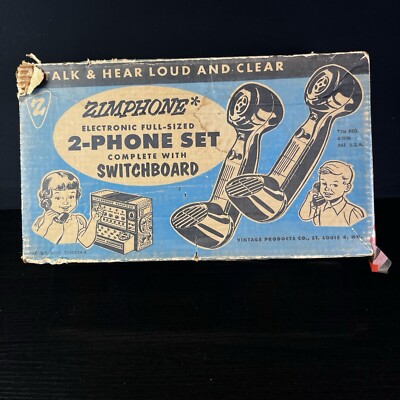 1956 Marx Toys USA Zimphone 2-Phone Switchboard Set Vintage Products ...