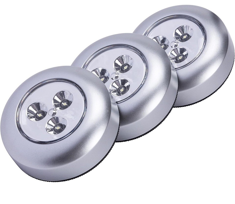 Fulcrum Light It Stick On LED Lights 3 Pack New | eBay