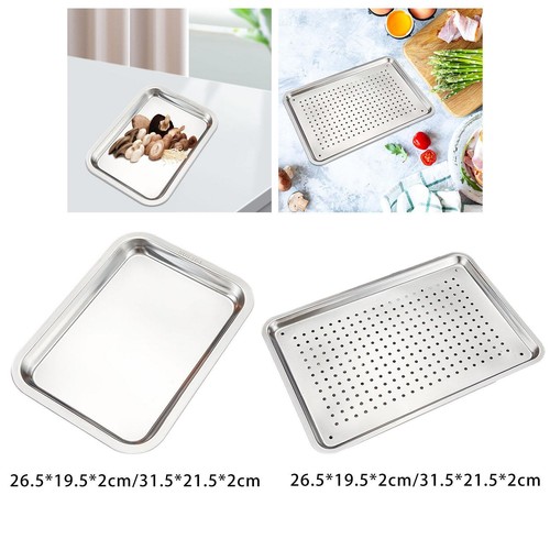 Stainless Steel Baking Tray, Decorative Rectangular Mirrored Serving Tray, | eBay