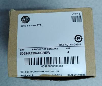 ALLEN-BRADLEY 5069-RTB6-SCREW SWITCH-DISCONNECTOR NEW!! QUANTITY!! WOW ...