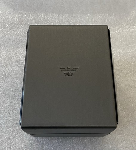 Emporio Armani Men’s Blue Face Black Mesh Chronograph Watch AR11201 | eBay