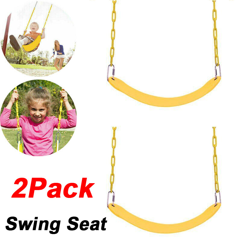 2Pcs Heavy Duty Swing Seat Chair Swings Accessories Outdoor Playground ...