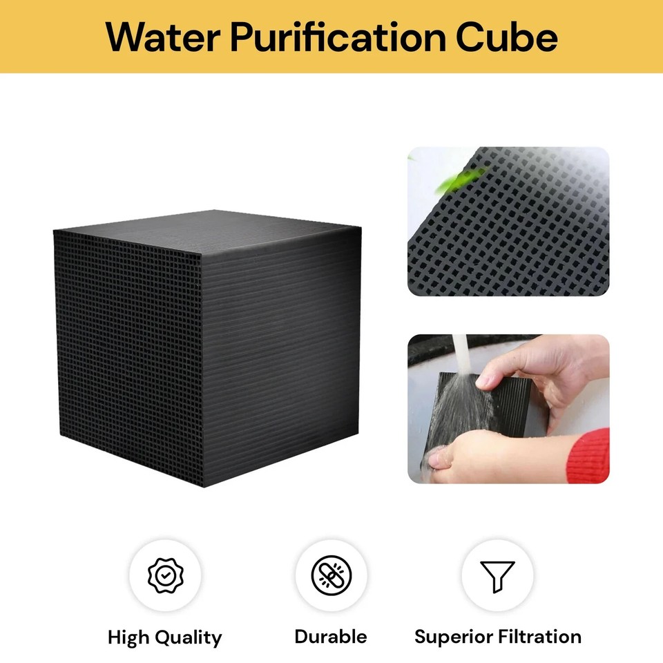 New Eco-Aquarium Purifier Cube Fish Tank Water Purifier Cube Aquarium ...