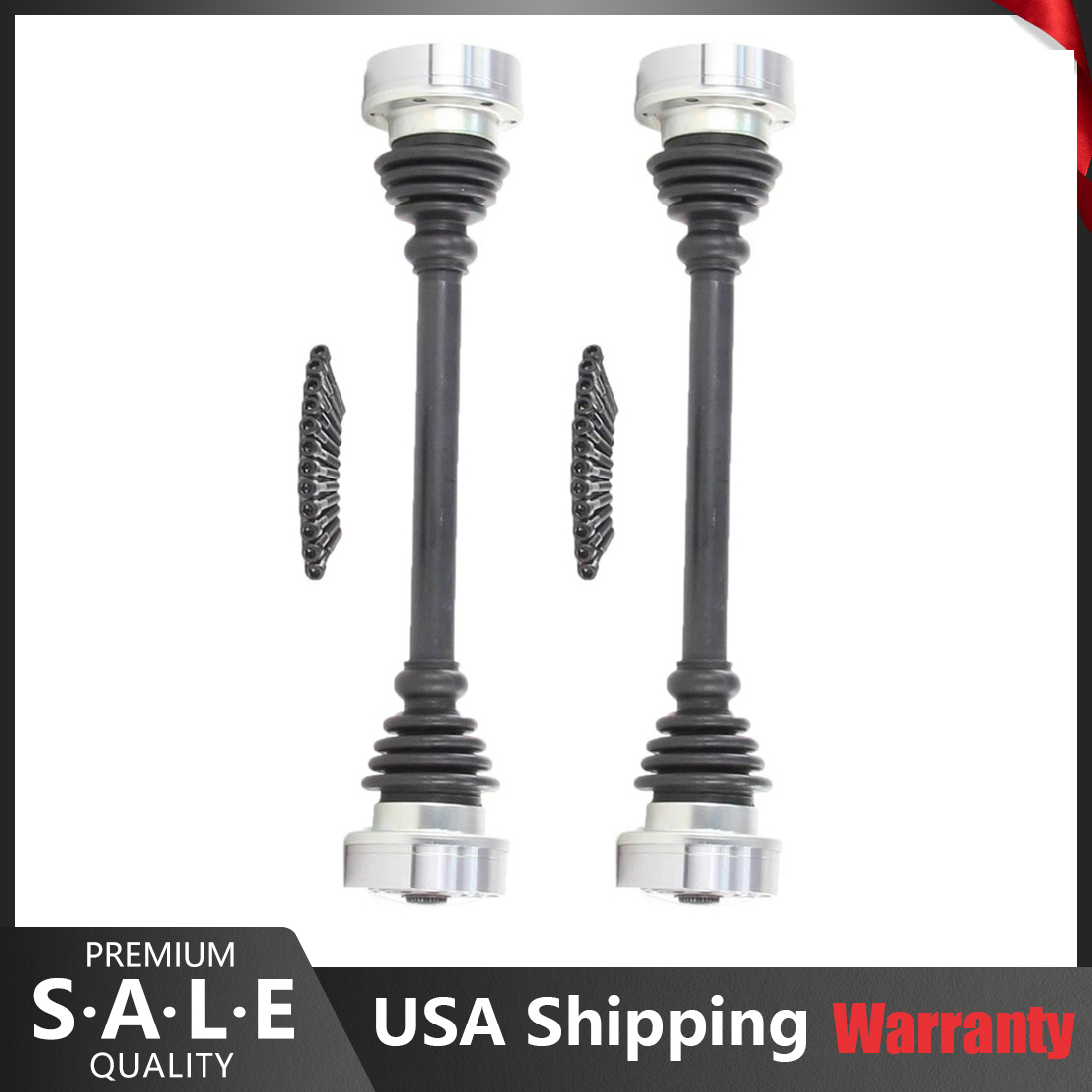 SurTrack Pair Set of 2 Rear CV Axle Shafts For Porsche 924 944 VW ...