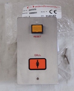Wandsworth QD325 Call / Reset Button Panel - Nurse Call for QD Alarm ...
