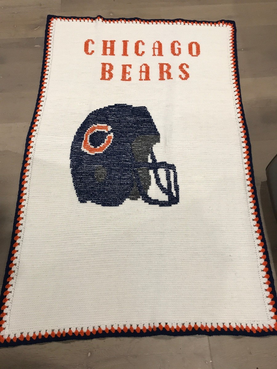Chicago Bears Logo Crochet Pattern Red Frog Crochet SOLD Custom Word