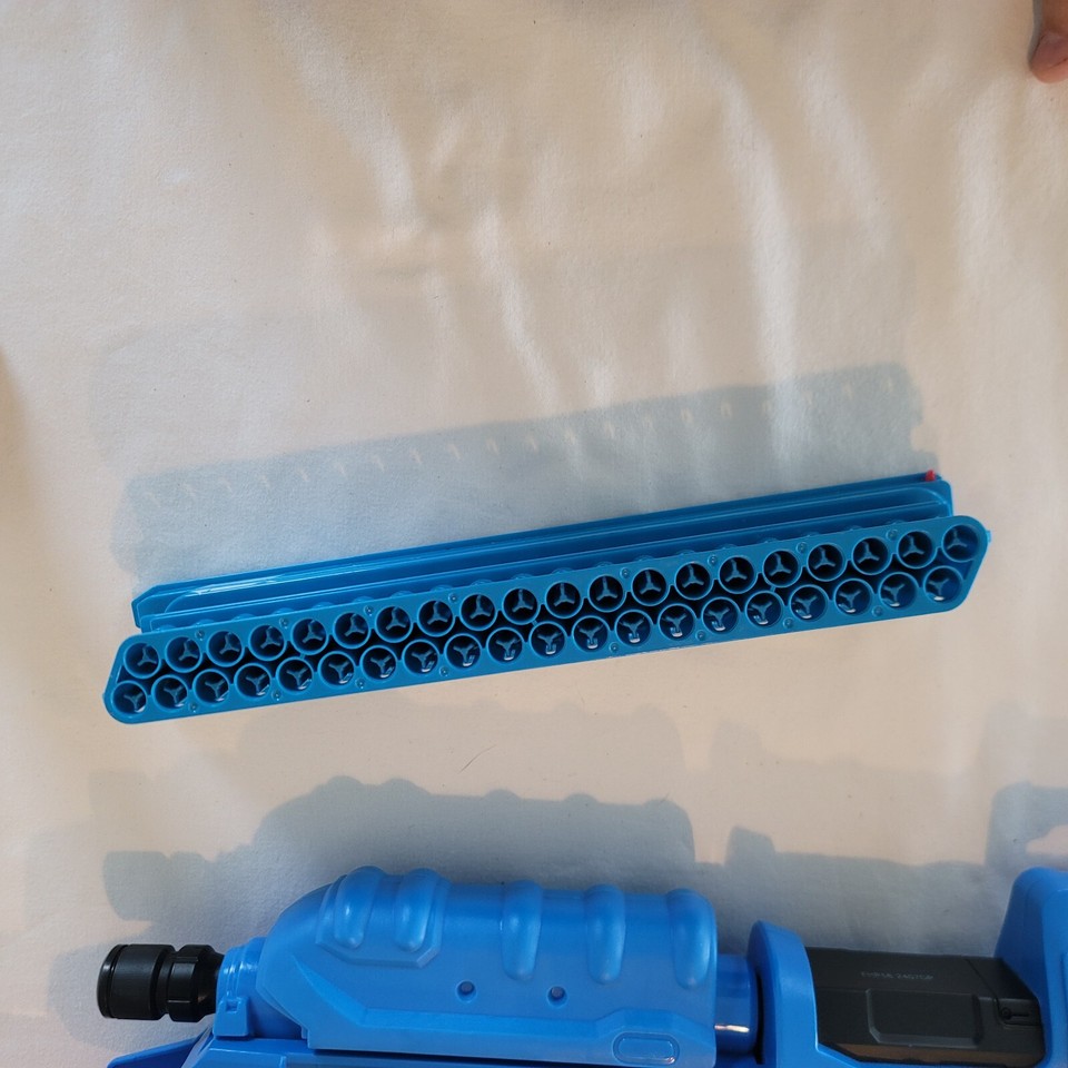 Halo BoomCo MA5 Blaster Rifle UNSC Dart Gun Mattel 2015 VERY RARE Blue ...