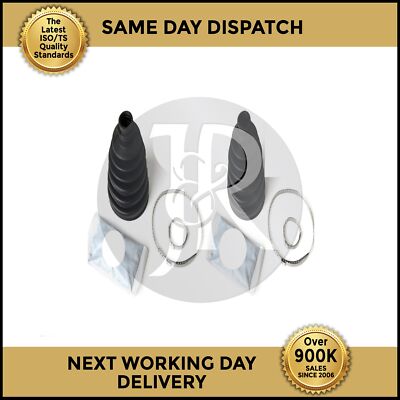 FITS 2X SUBARU JUSTY DRIVE SHAFT CV BOOT KIT GAITER UNIVERSAL STRETCH ...