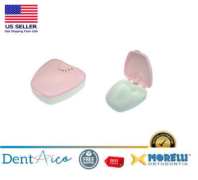 Dental Retainer Box Orthodontic 10 un Pocket Box Baby Pink Morelli ...