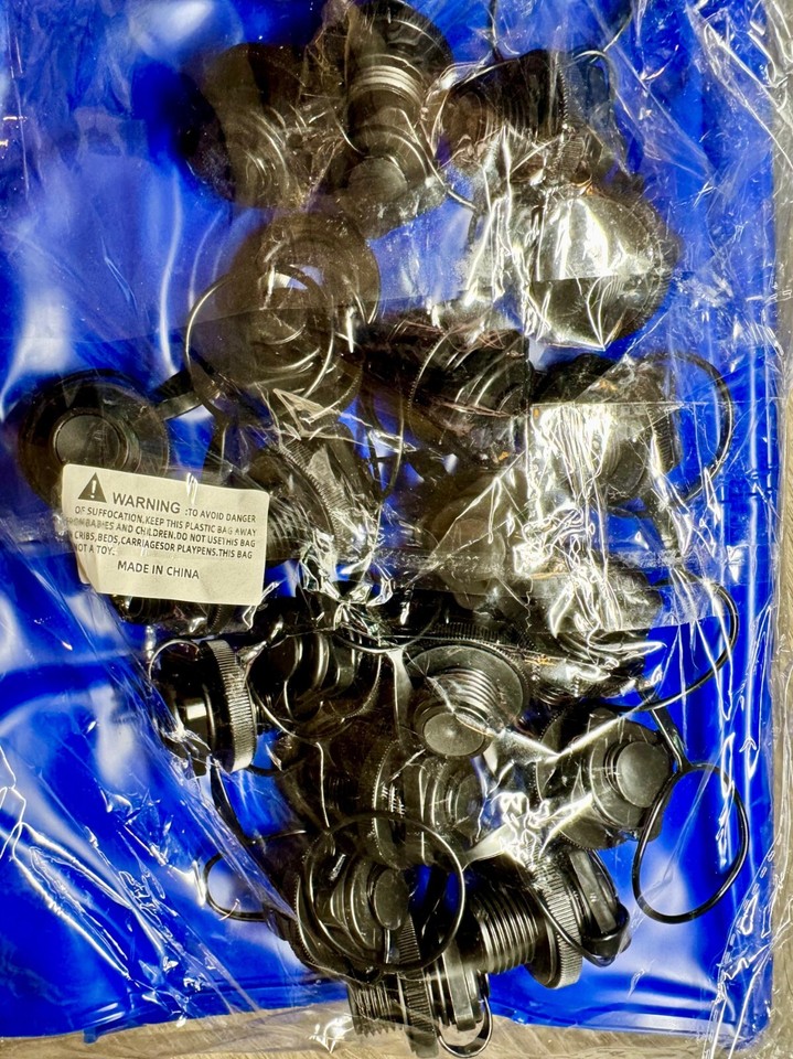 10 Pack 8ft Double Chamber Water Tubes Pool Cover Weights f... Pool ...