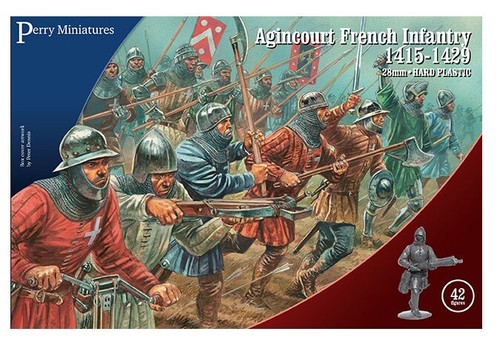 Perry Miniatures: Agincourt French Infantry - 42 Figures 28mm | eBay