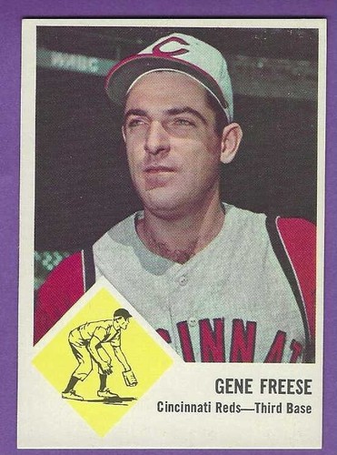 1963 Fleer - #33 Gene Freese - Cincinnati Reds - ExMt+ | eBay