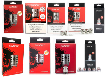 SMOK V12 Prince Q4, X6, T10, Max Mesh, Triple Mesh, Stripe, M4, Dual ...
