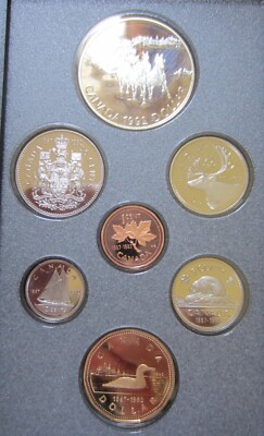 1992 Canada PROOF Double Dollar Set i/c Silver Dollar Mint Set | eBay