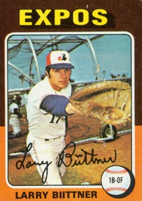 1975 Topps Mini Larry Bittner 543 Expos VG | eBay