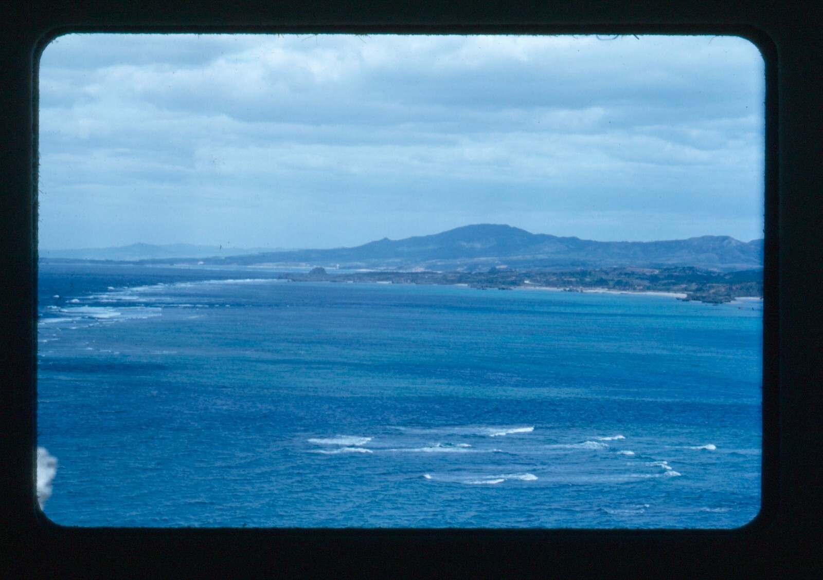 c1950 Bolo Point Okinawa Japan Red Boarder 33mm Side Trans 1 | eBay