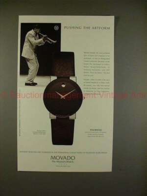 1999 Movado Safiro Watch Ad, Wynton Marsalis - Art Form | eBay