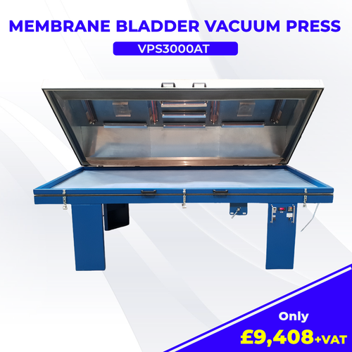 MEMBRANE BLADDER VACUUM PRESS FOR AUTOMOTIVE FINISHERS VINYL LEATHER ...
