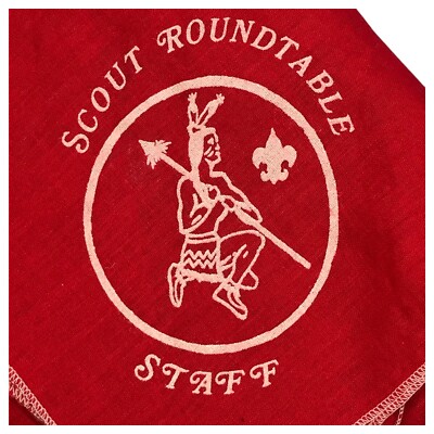 Scout Roundtable Staff Neckerchief RED (LB1803) | eBay