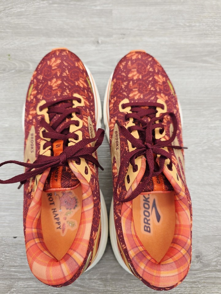 Brooks Mens Ghost 15 Thanksgiving Turkey Trot Running Training Sz 7.5 ...