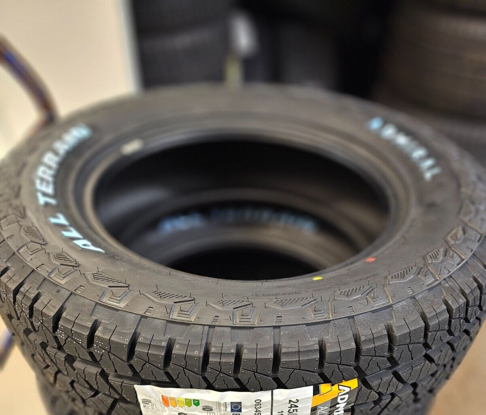 2X ADMIRAL/CHURCHILL ALL TERRAIN 245/70 R16 XL 111H OWL TYRES 245 70 16 ...