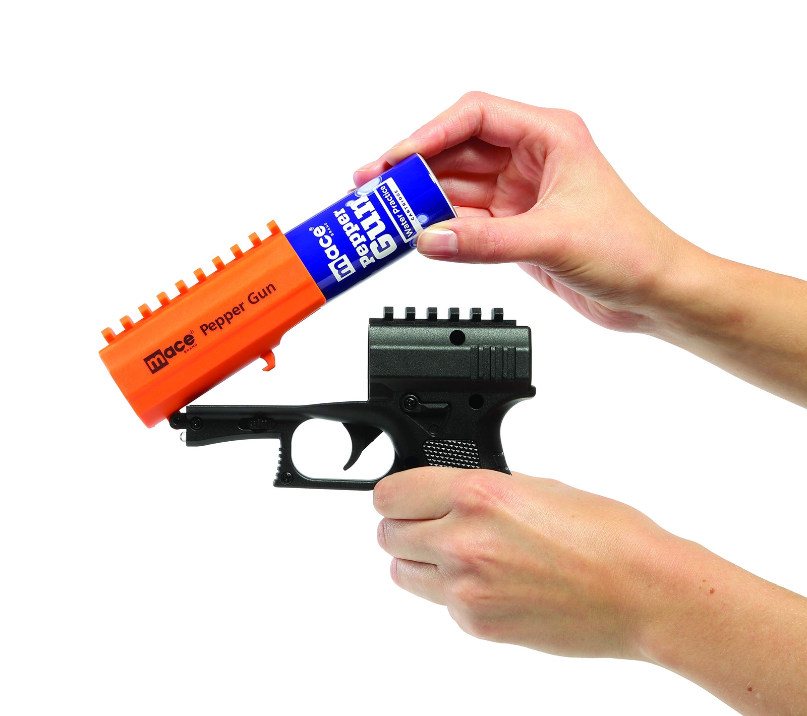 MACE Pepper Spray Gun 2.0 with Strobe LED and Integrated Picatinny rail ...