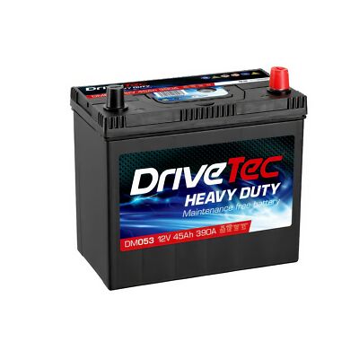 DriveTec Car Battery DM053 12V 45Ah 390A 3 Years Warranty T1 T3 Starter ...