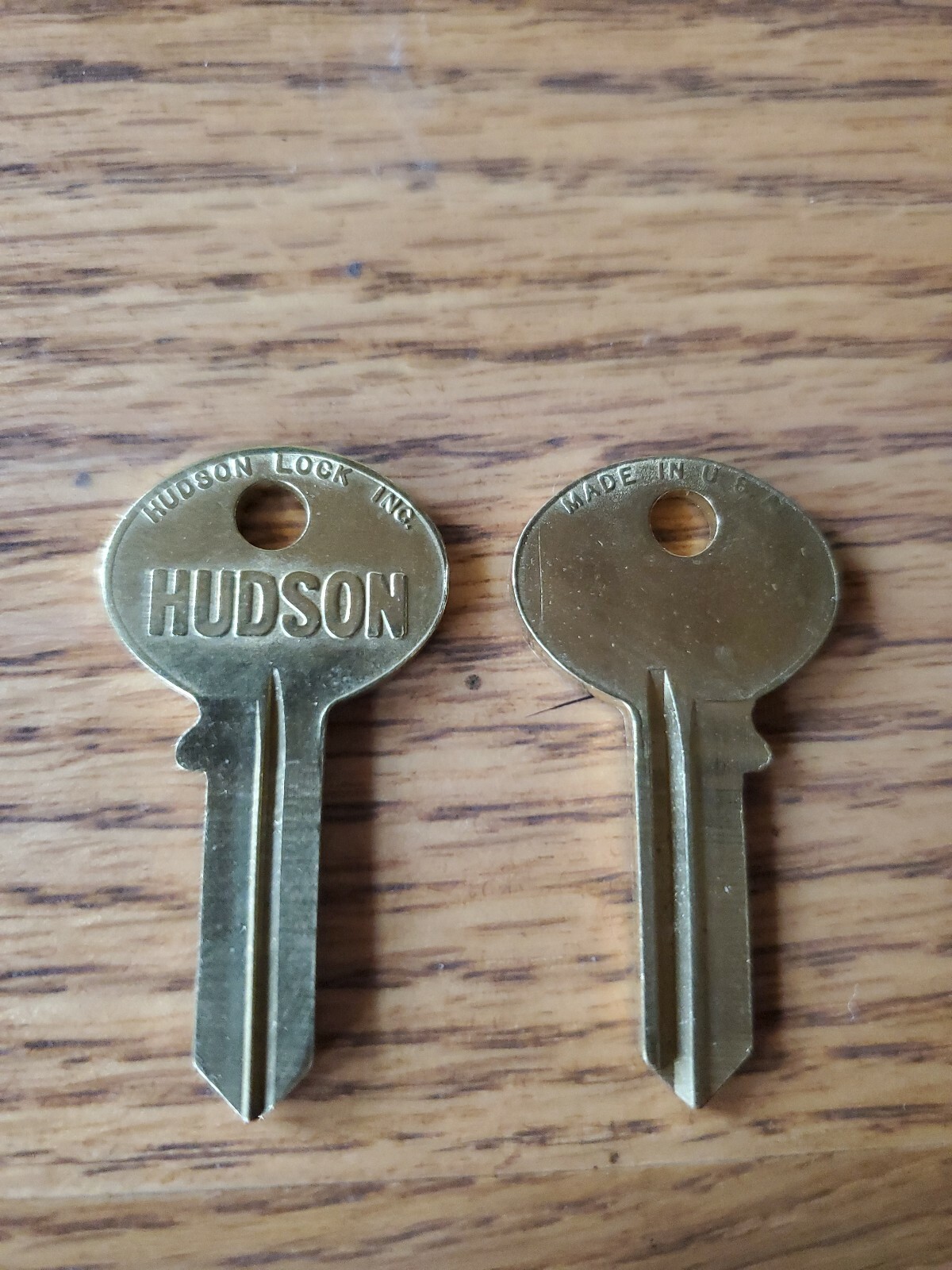 Lot of 2 BO1 original HUDSON KEY BLANK rare locksmith K670 | eBay