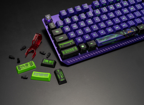 Limited Edition EVANGELION EVA-01 ASUS ROG Strix Scope RX Keyboard | eBay